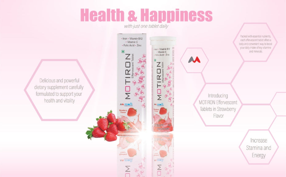 Buy Motiron Iron and Folic Acid Tablets – Moti Pharma