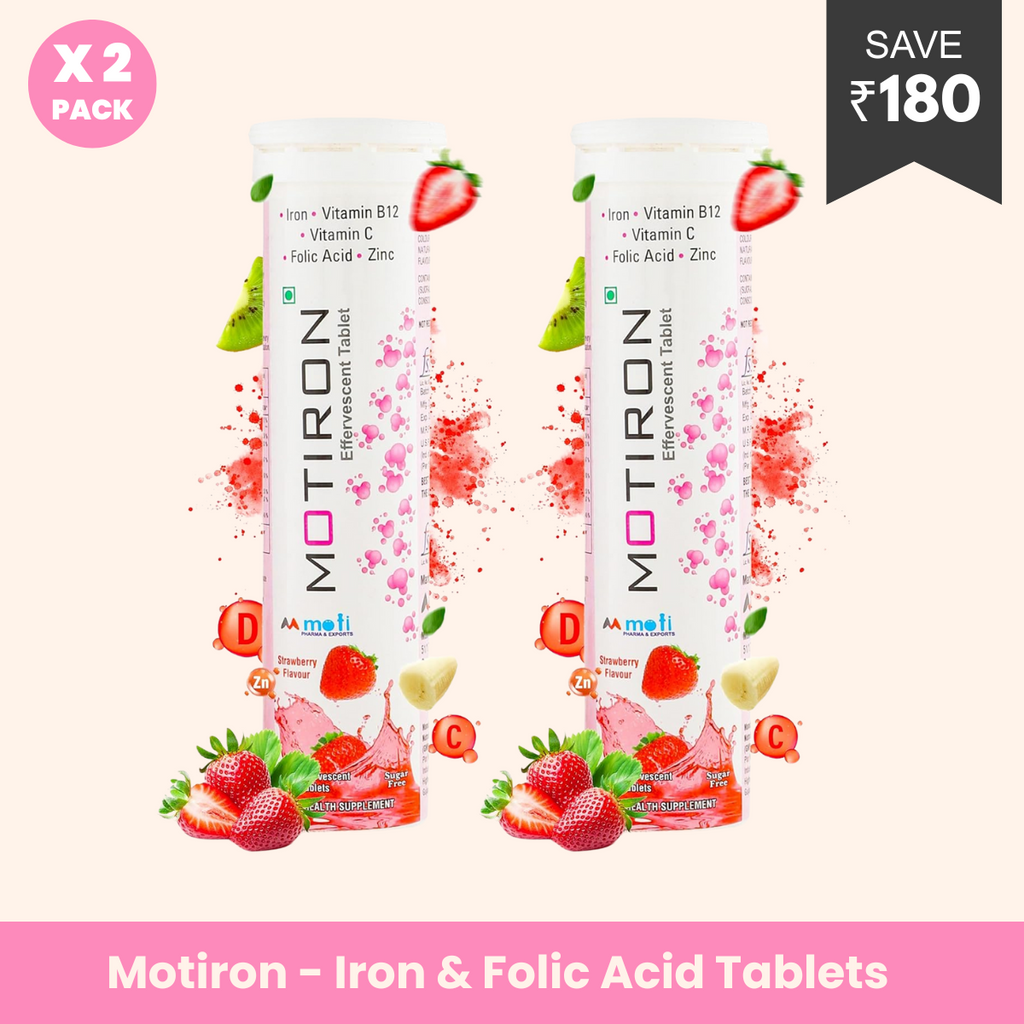 Buy Motiron Iron and Folic Acid Tablets – Moti Pharma